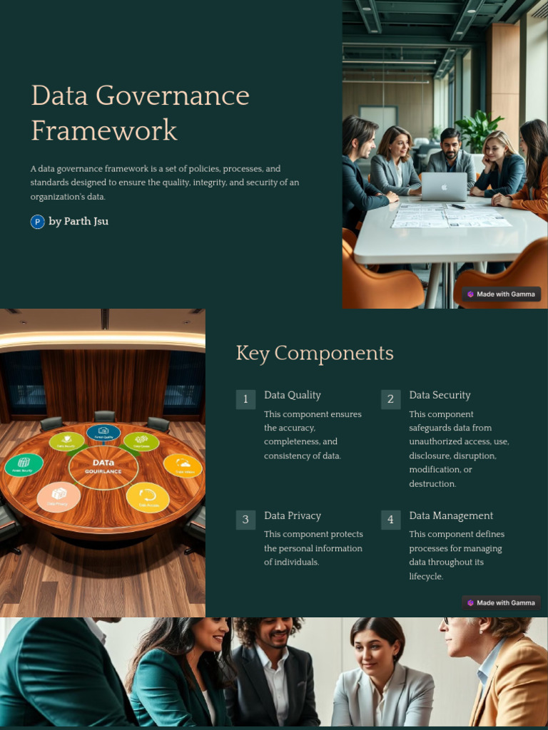 Data Governance Framework | PDF