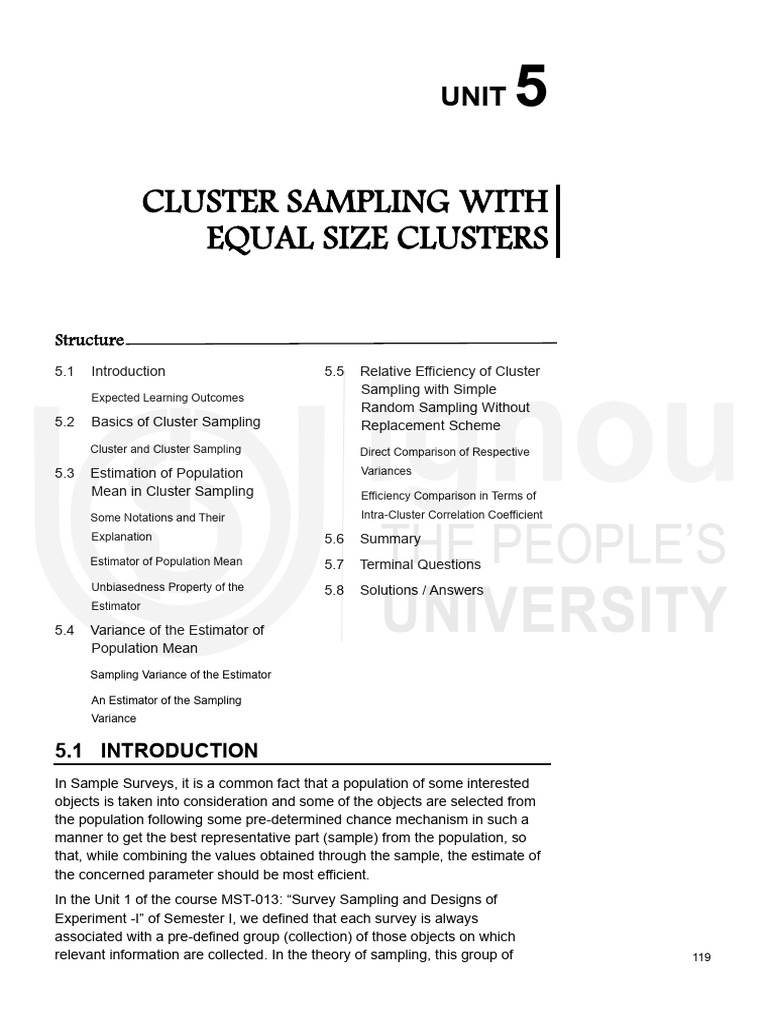 Block-2 | PDF | Estimator | Sampling (Statistics)