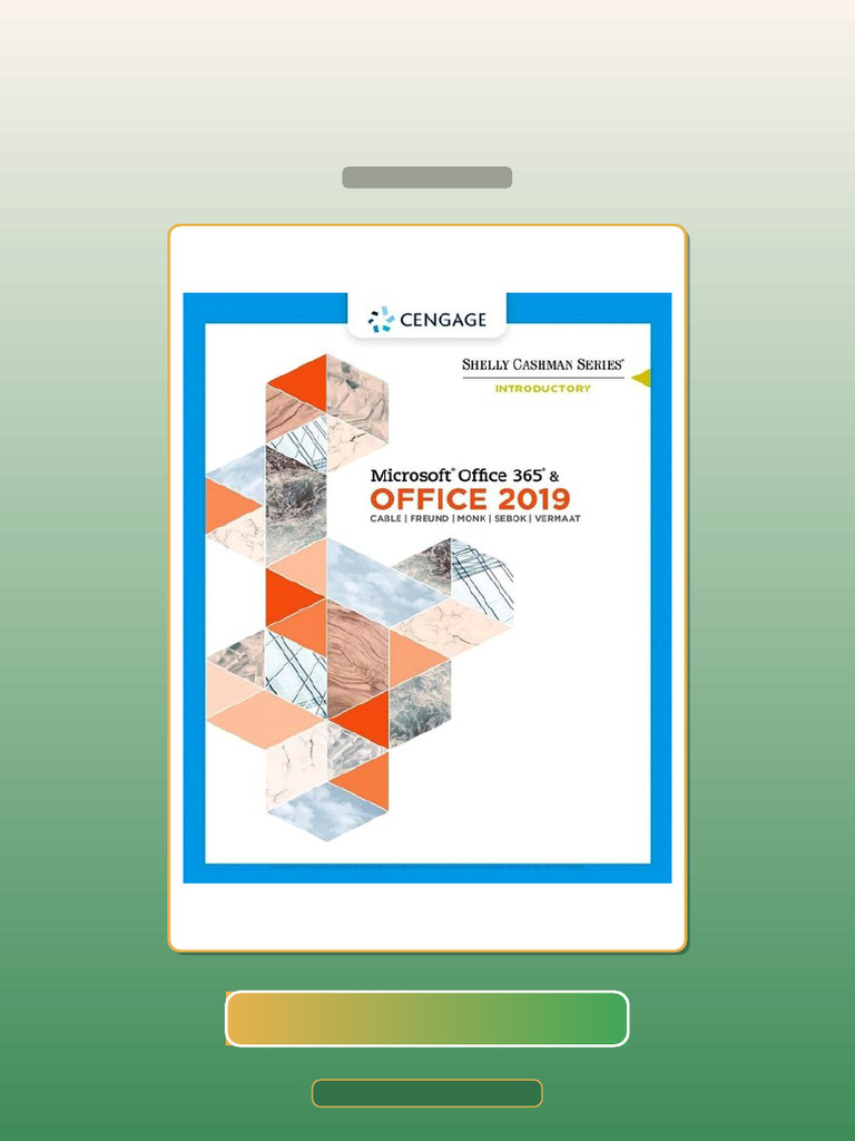 Test Bank for Shelly Cashman Series Microsoft Office 365 Office 2019 ...