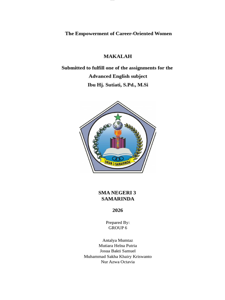 template makalah | PDF | Creativity | Social Psychology