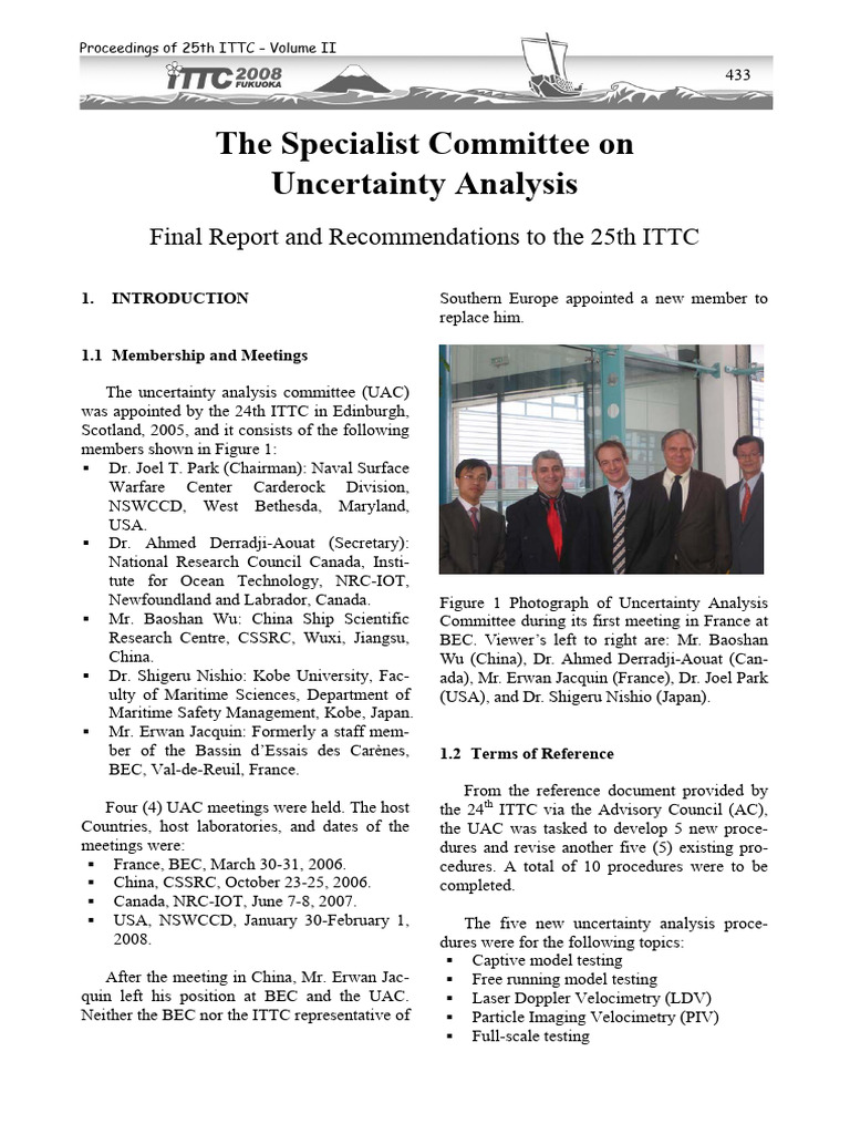 Wave Gauge Uncertainty Analysis | PDF | Metrology | Uncertainty