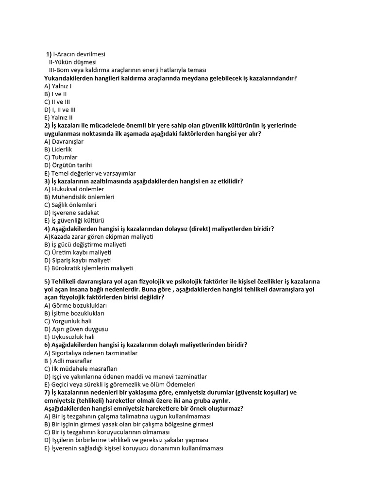 ISG Final Soru Havuzu | PDF