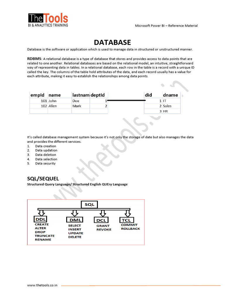 Database | PDF