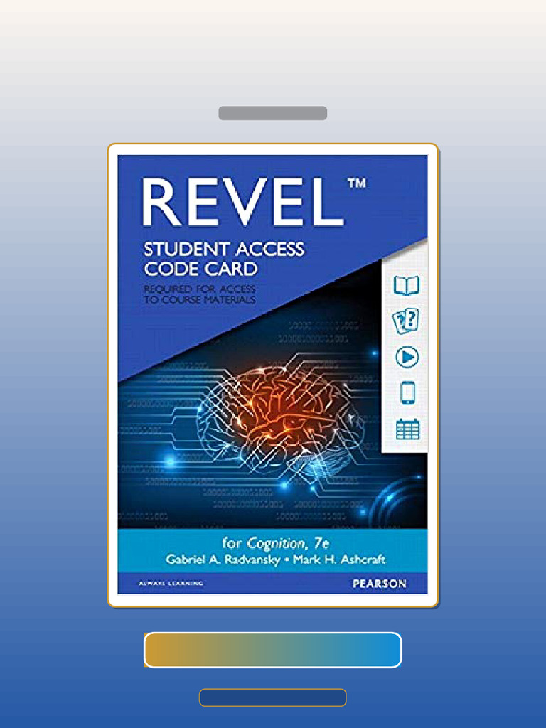 Test Bank for Cognition 7th Edition by Radvansky | PDF | Multiple ...