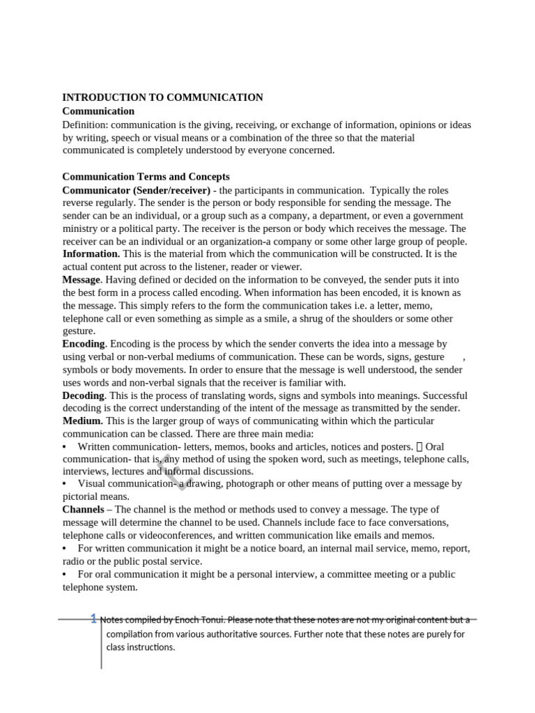 COMMUNICATION Skills RVIST 2-2-1-1 | PDF | Nonverbal Communication ...