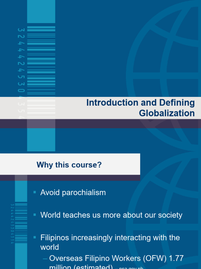 Lesson 1 Introduction To Globalization | PDF | Globalization | Market ...