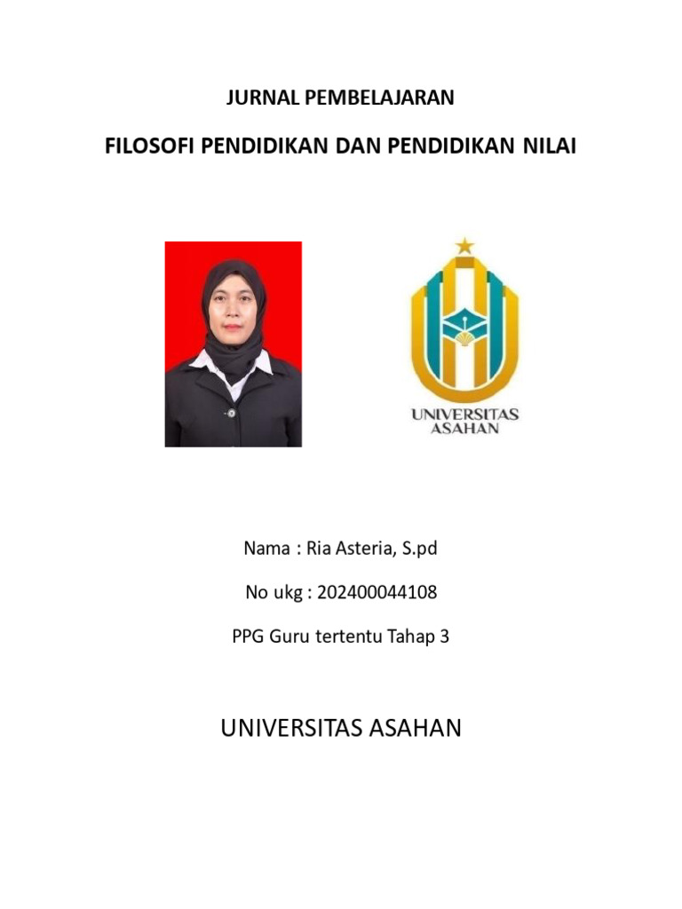 Filosofi Pendidikan dan Nilai di Indonesia | PDF