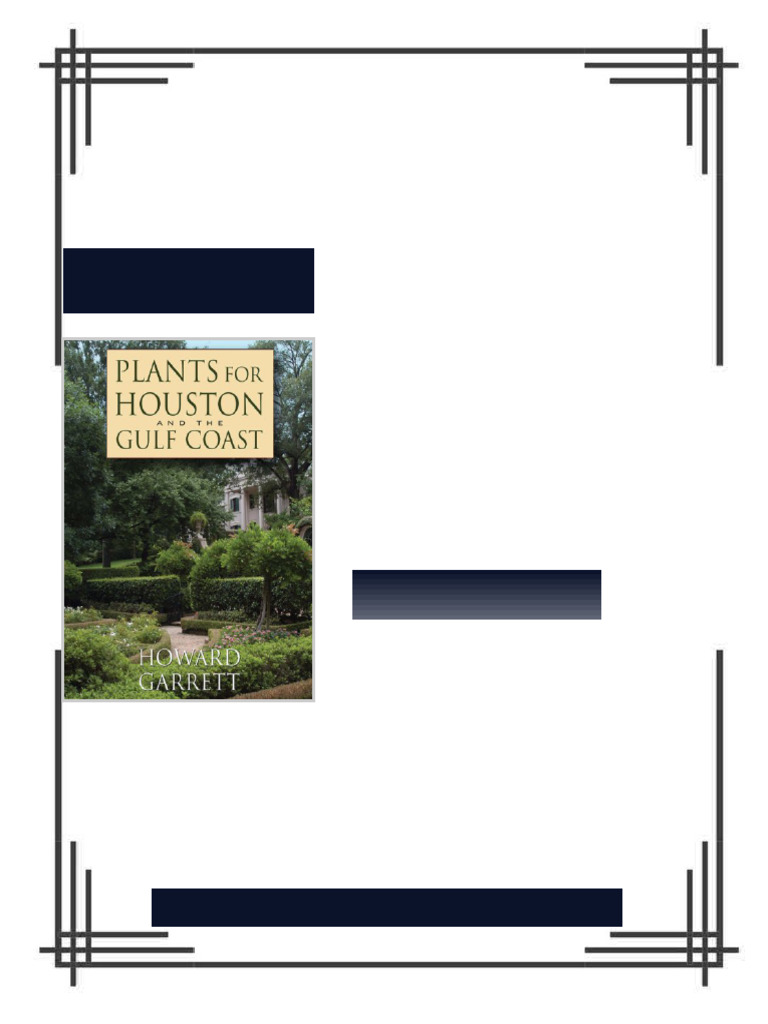 Plants for Houston and the Gulf Coast First Edition Howard Garrett ...