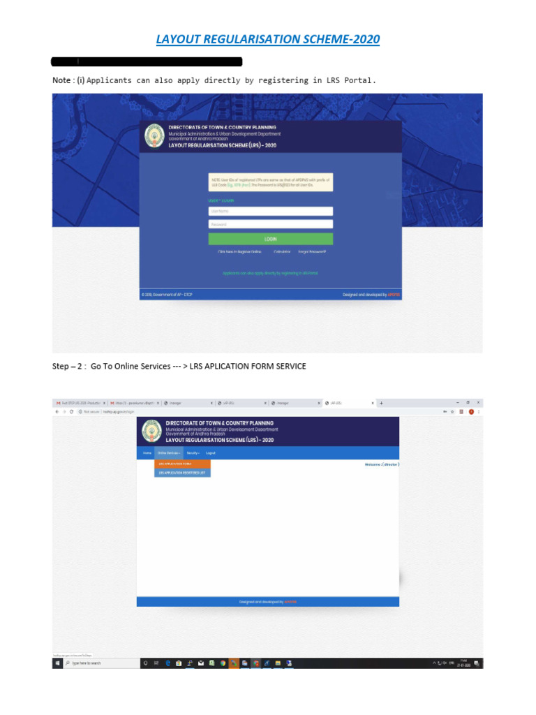 LRS Portal Guidelines- 2020 | PDF