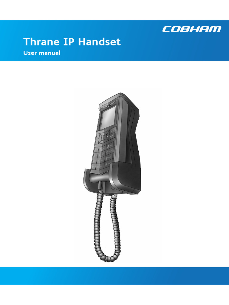 Sailor_IP_Handset_manual_en | PDF | Ip Address | Electrical Connector