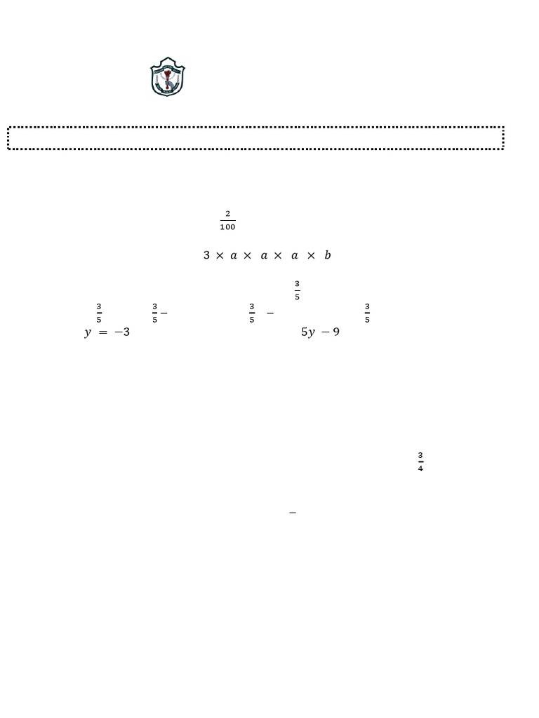Class- 6 Math PT2 Revision WS 2025 (1) (1) | PDF | Angle | Equations