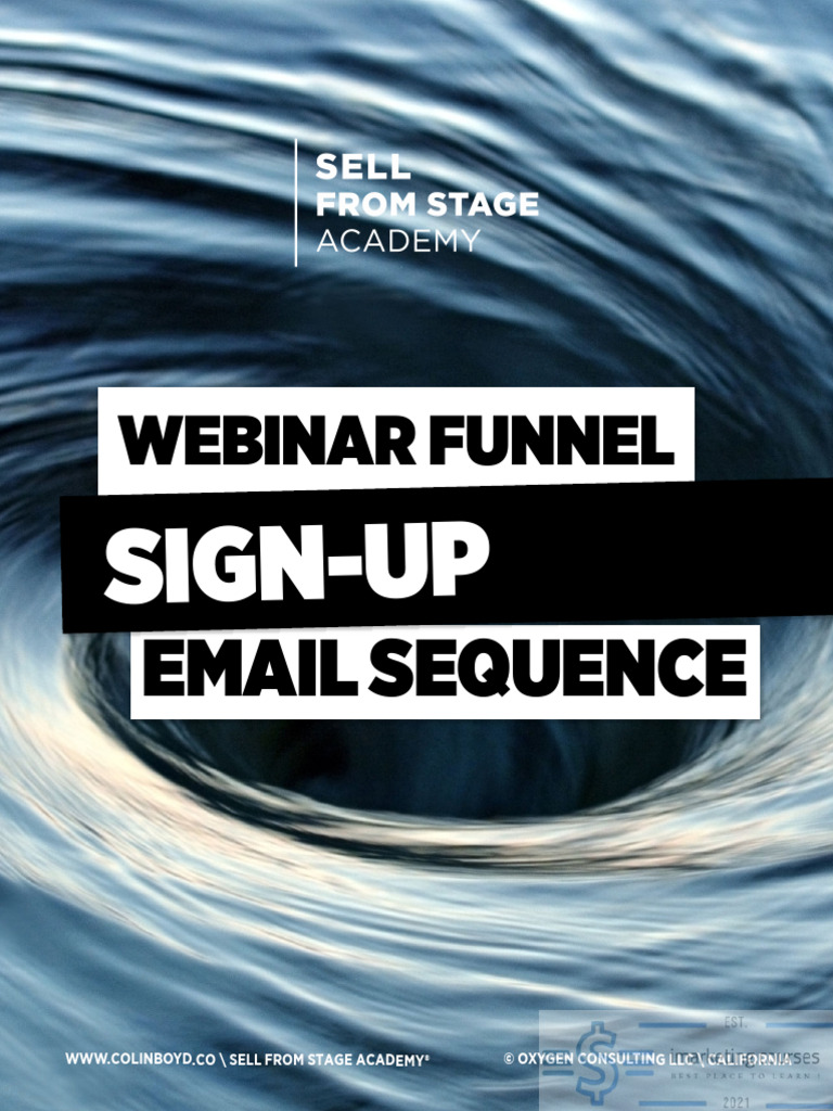 01-Webinar Funnel Sign Up Sequence SSA | PDF