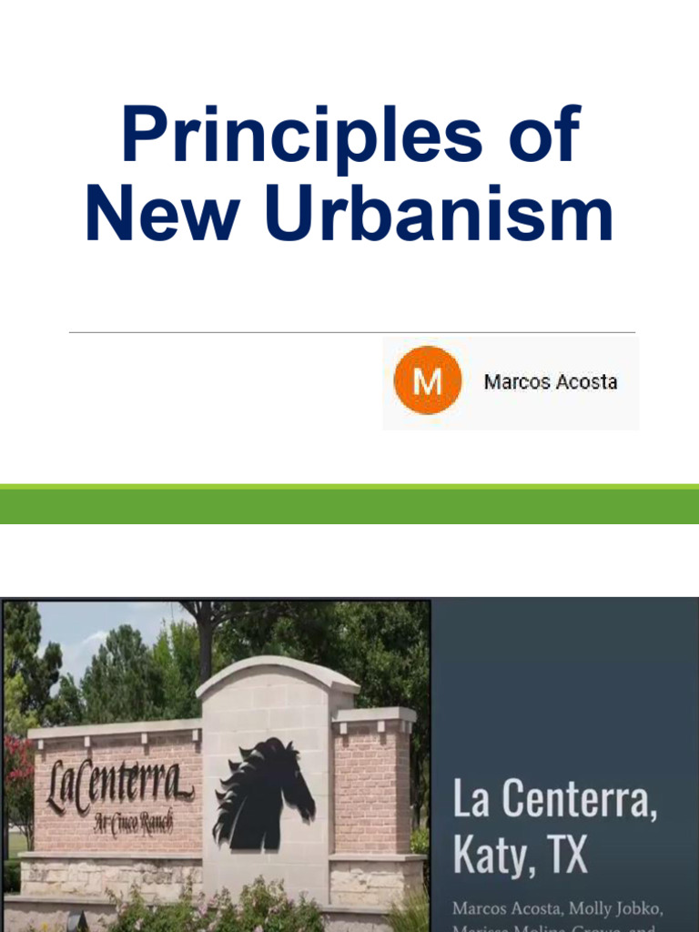 New Urbanism Principles Overview | PDF