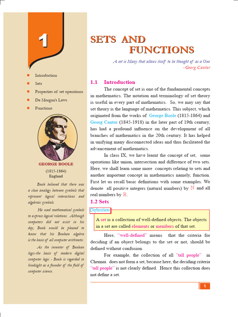 Understanding Sets and Functions | PDF | Set (Mathematics) | Mathematics
