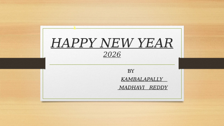 Happy New Year | PDF