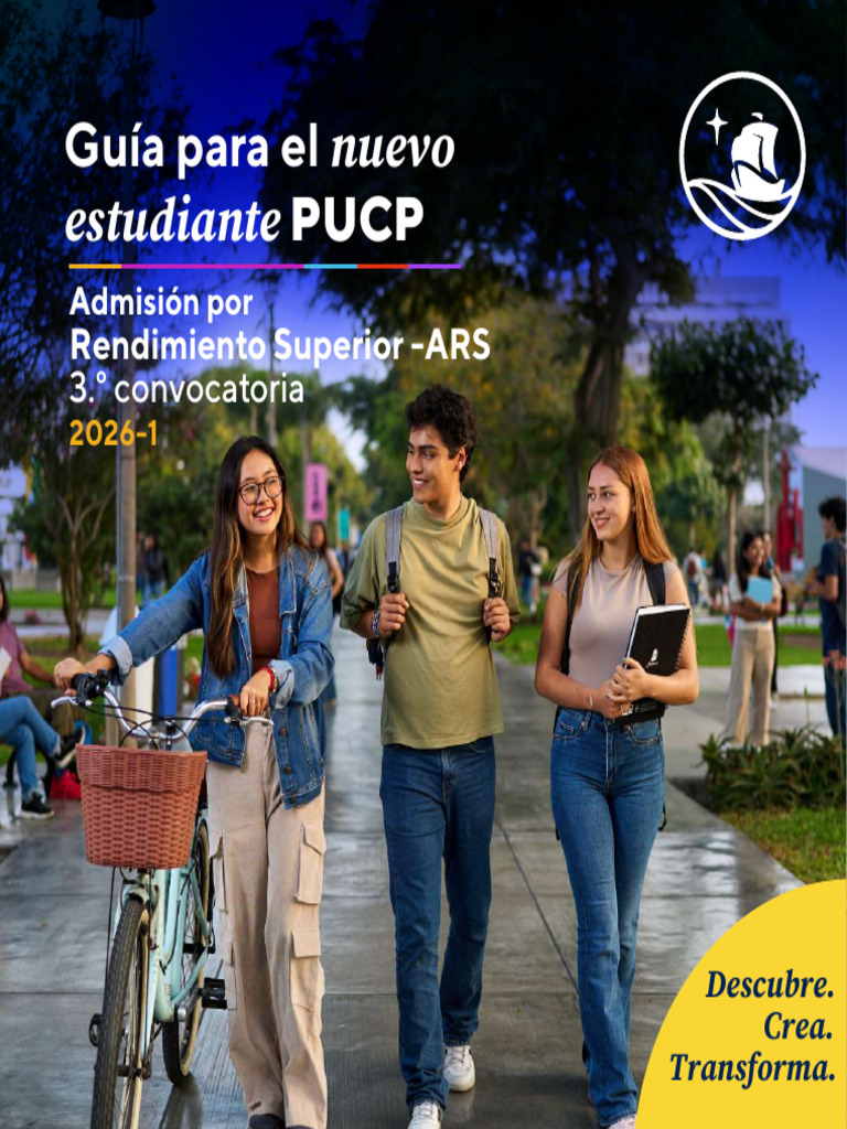 Guia Del Nuevo Estudiante PUCP - ARS 2026-1 Conv 3_201125_compressed (1) | PDF | Crédito del curso