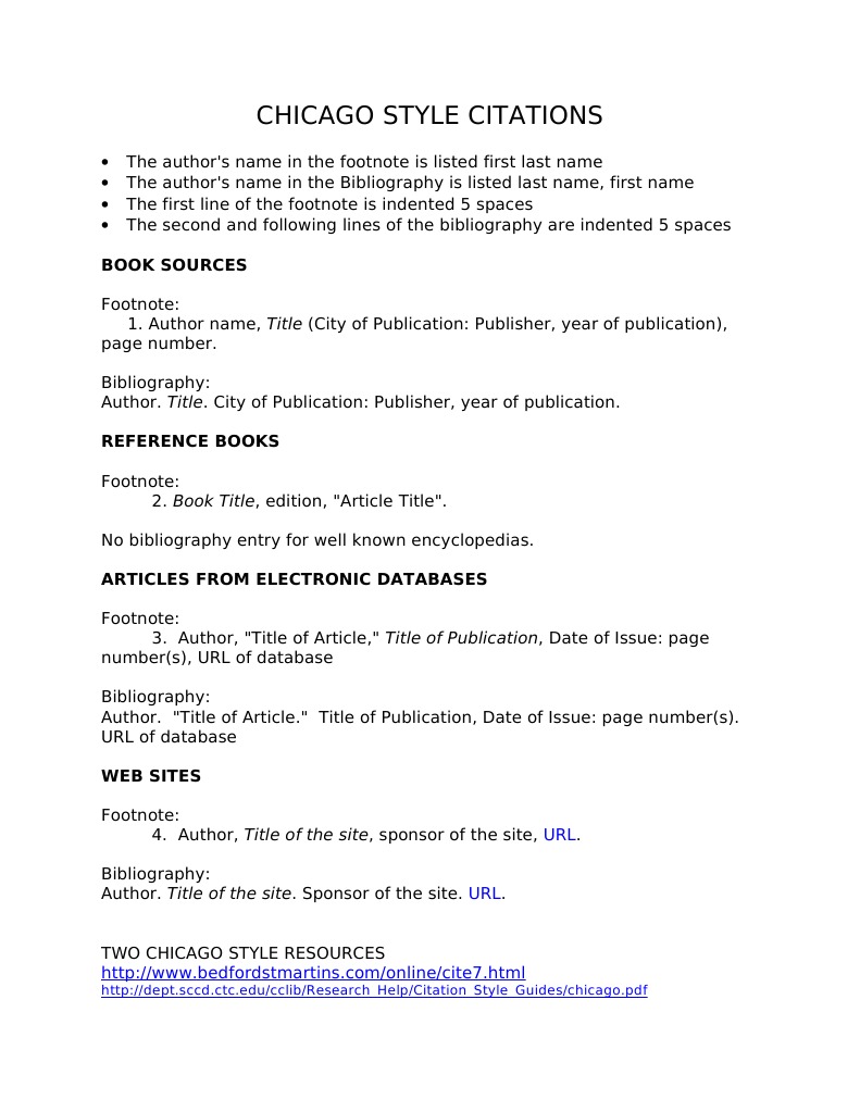 Chicago Style Citations: Book Sources | PDF