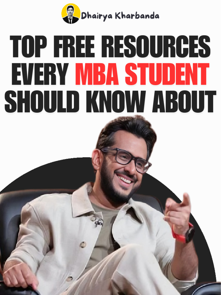 Top Free Resources Every MBA Student Should Know About 1760500530 | PDF ...