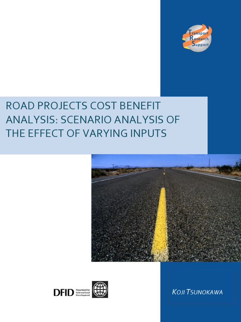 2021 Road Projects CostBenefit Analysis | PDF | Economic Growth | Road ...