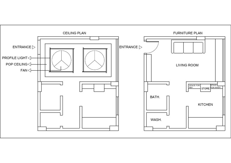 Furniture and Ceiling Layout | PDF