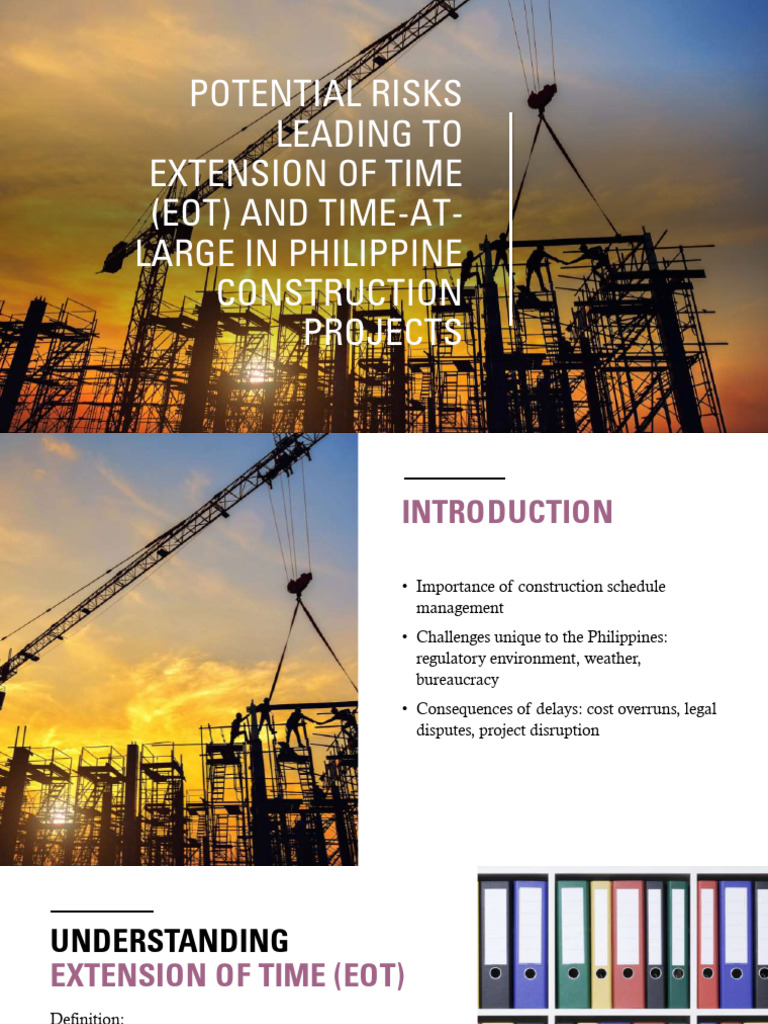 Potential Risks Leading to Extension of Time | PDF | Business