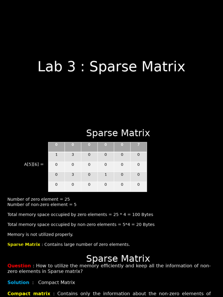 Lab 3 24-08-2020 | PDF | Matrix (Mathematics) | Matrix Theory