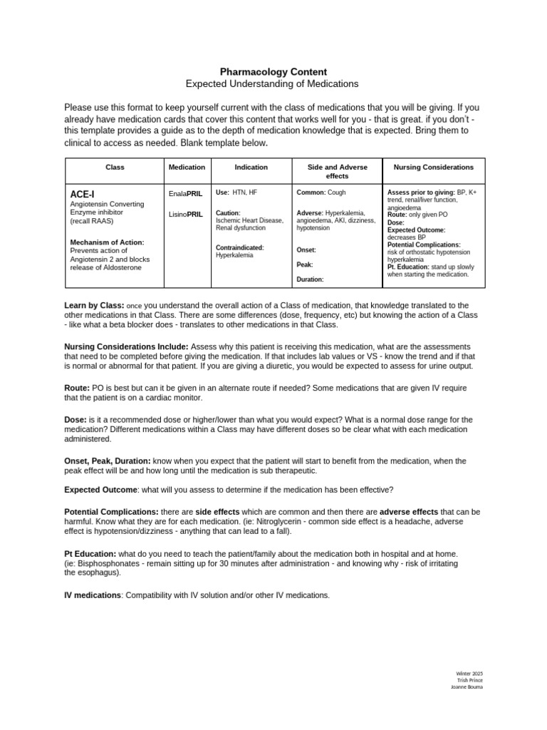 Pharmacology Research Template v 0.4 | PDF | Medical Specialties ...