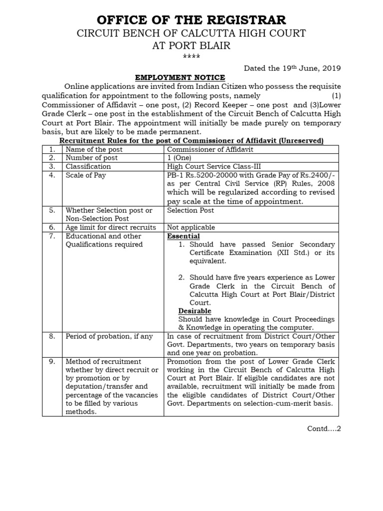 1-139-Employment Notice | PDF | Justice | Crime & Violence