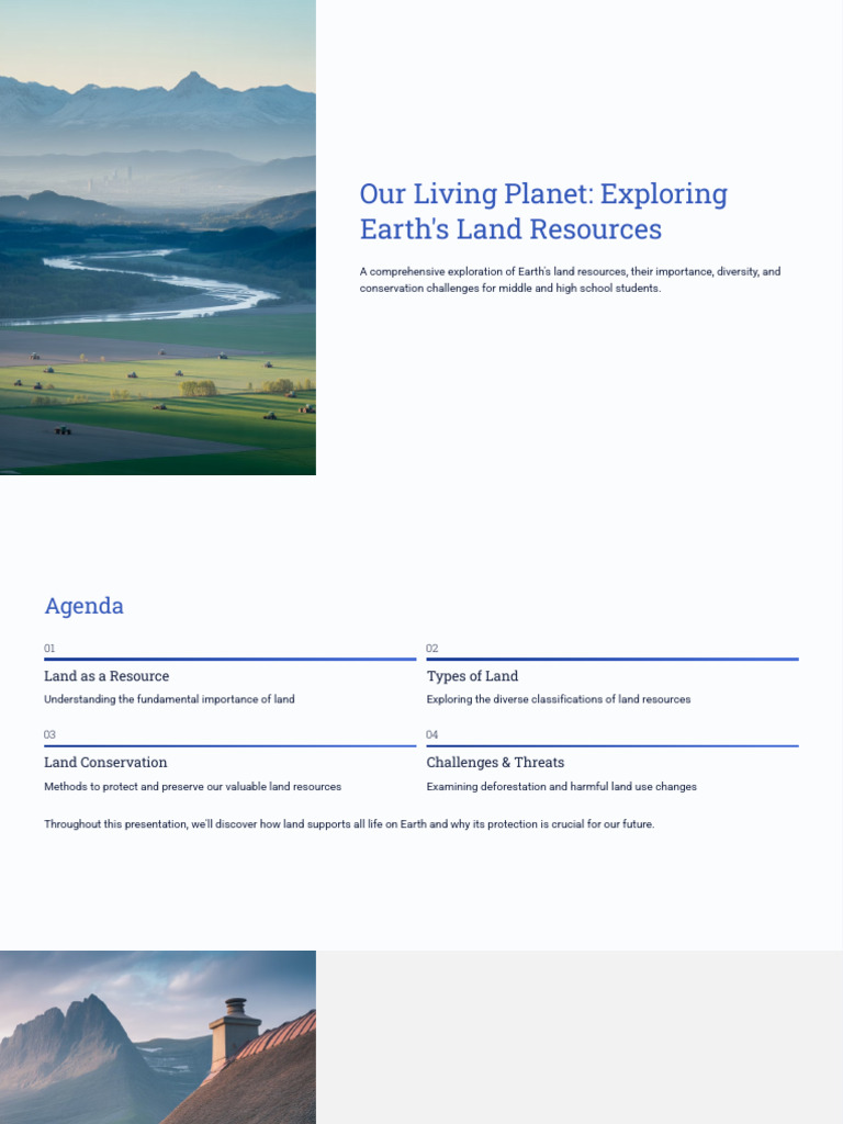 Our Living Planet Exploring Earths Land Resources | PDF | Deforestation ...
