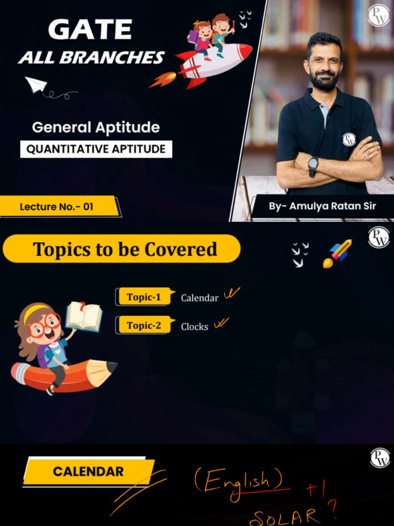 Quantitative Aptitude 01 Class Notes | PDF