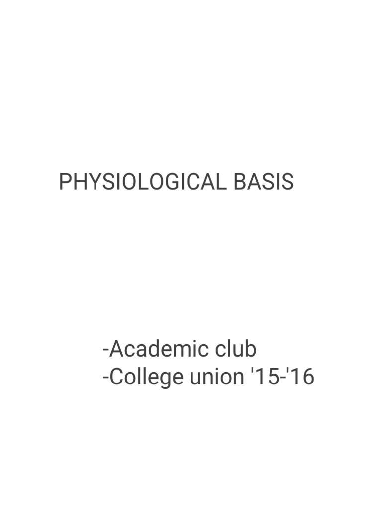 Physiological Basis 1 1 | PDF | Coagulation | Membrane Potential