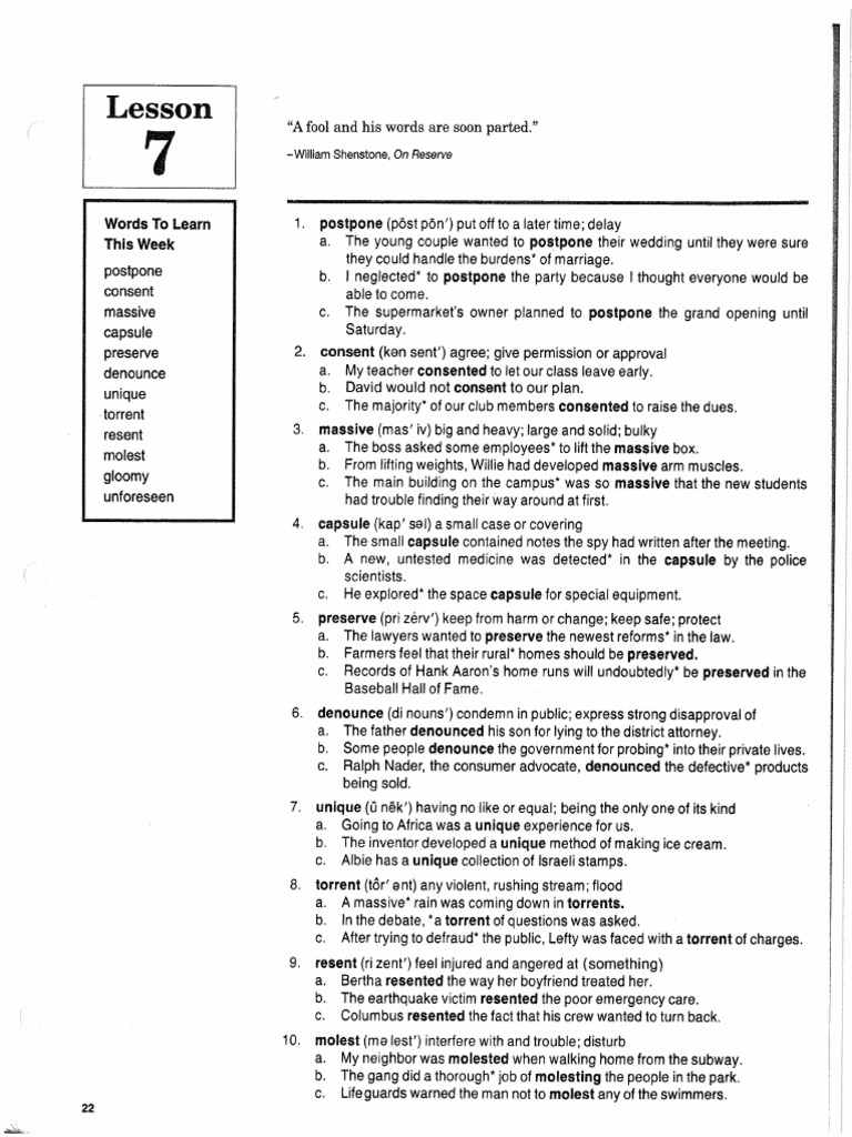 Lessons 7 12 | PDF