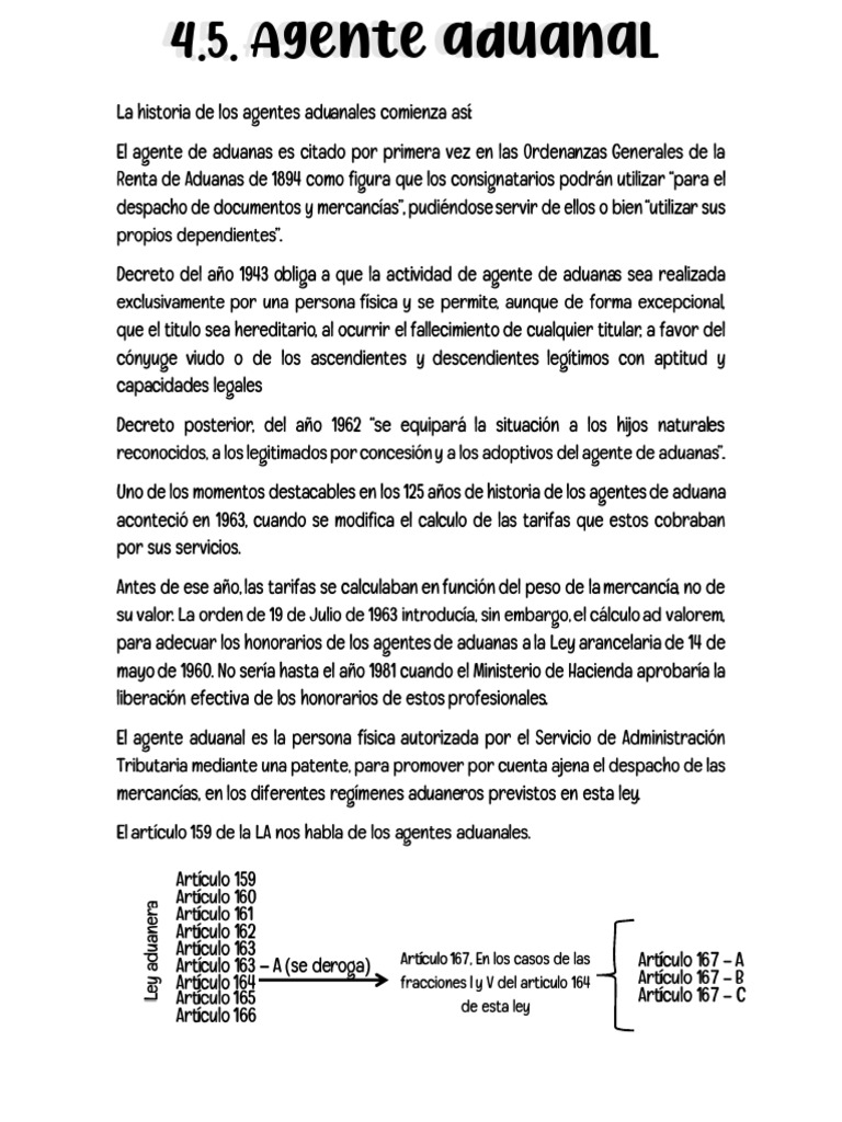 Agente Aduanal | PDF