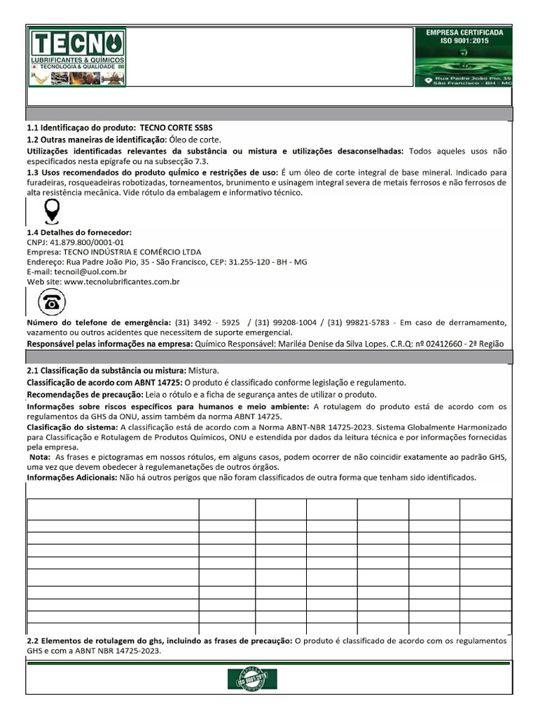 Tecno Corte Ssbs | PDF | Vapor | Física Aplicada e Interdisciplinar