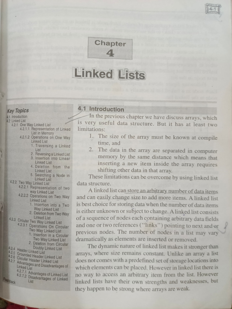 Unit 3 Linked List Notes | PDF