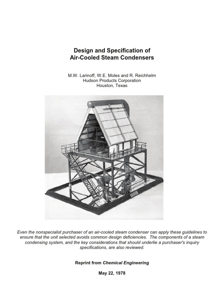 Air-Cooled Steam Condenser Design Guide | PDF