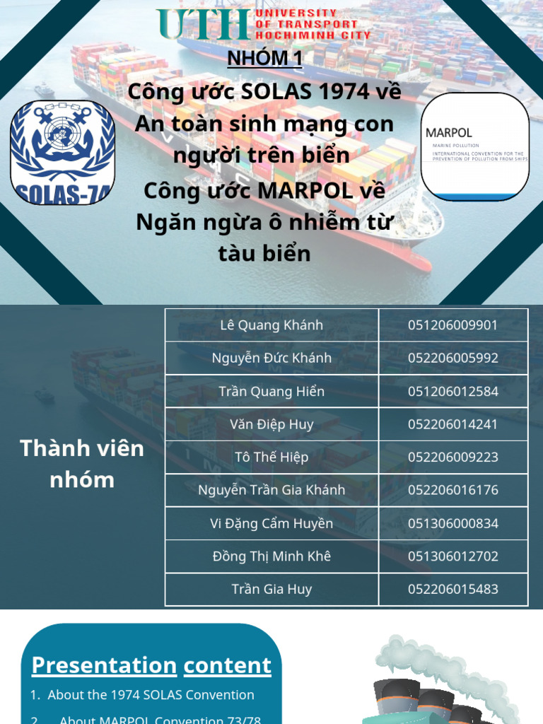Công Ước SOLAS Và MARPOL (Bản Chỉnh Sửa) | PDF
