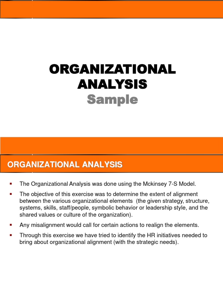 7S Analysis - A Sample | PDF | Leadership | Competence (Human Resources)