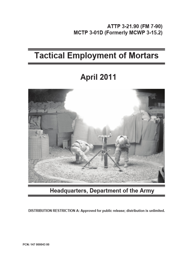 Mctp 3-01d Tactical Employment of Mortars | PDF | Battalion | Company ...