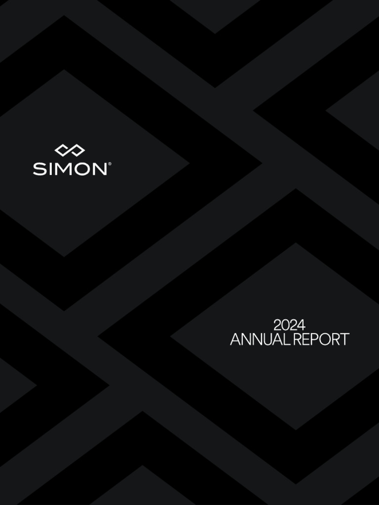Simon Property Group 2024 Annual Report | PDF | Retail | Dividend