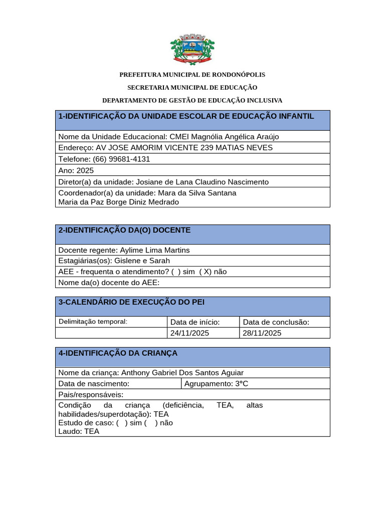 PEI - Anthony Gabriel | PDF | Brinquedos | Comunicação