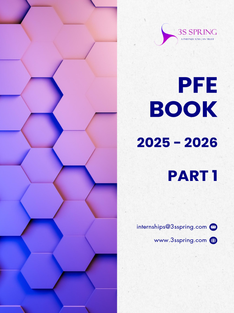 Pfe Book 3s Spring | PDF | User Interface | Sql