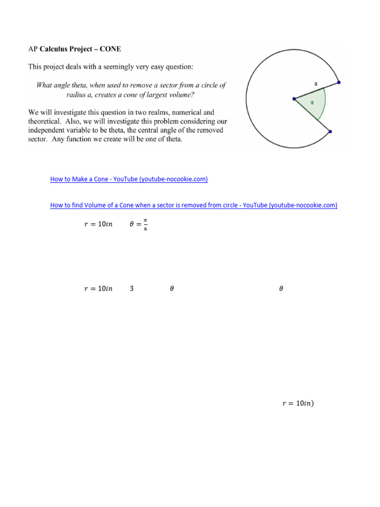 The Cone Project | PDF