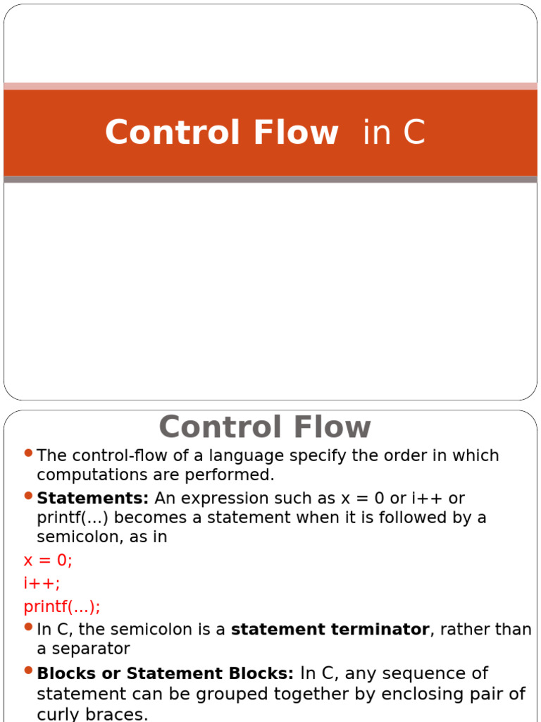 5 Decision Control | PDF | Control Flow | Scope (Computer Science)