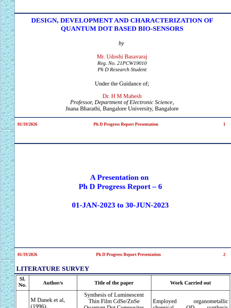 1. UB_PPT | PDF | Cadmium | Condensed Matter Physics