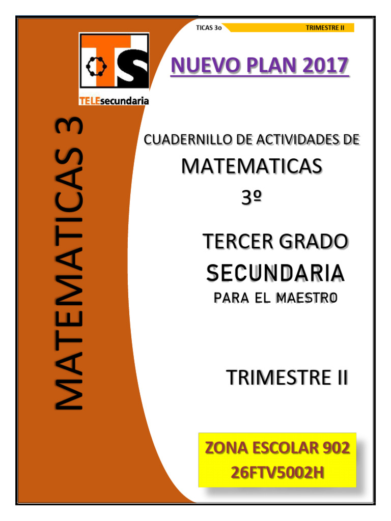 3o 2T MAESTRO MATEMATICAS P2017 (2) | PDF | Número primo | Álgebra
