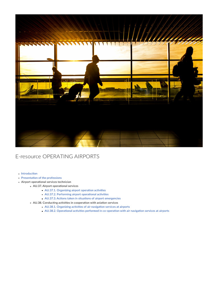 E-resource Operating Airports | PDF