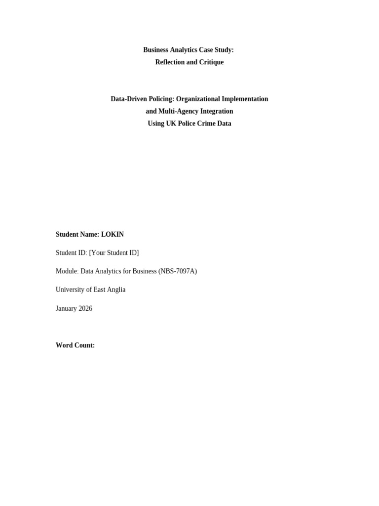 Lokin Nbs7097a Report (1) (1) | PDF | Governance | Analytics