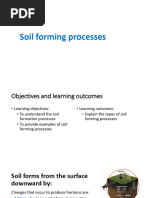 Soil Forming Processes Explained | PDF | Soil | Geomorphology