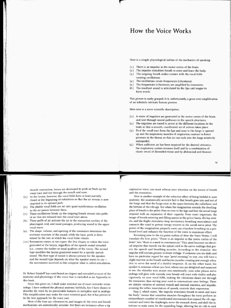 How The Voice Works | PDF